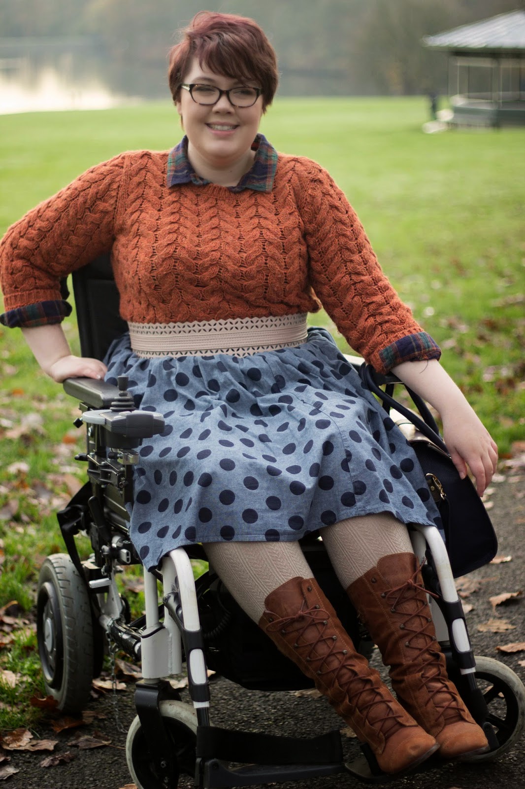 Wheelchair Fashion: Autumn Textures | Wheelingalong24