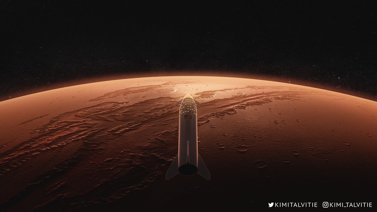 Volewica: SpaceX Starship nearing Mars