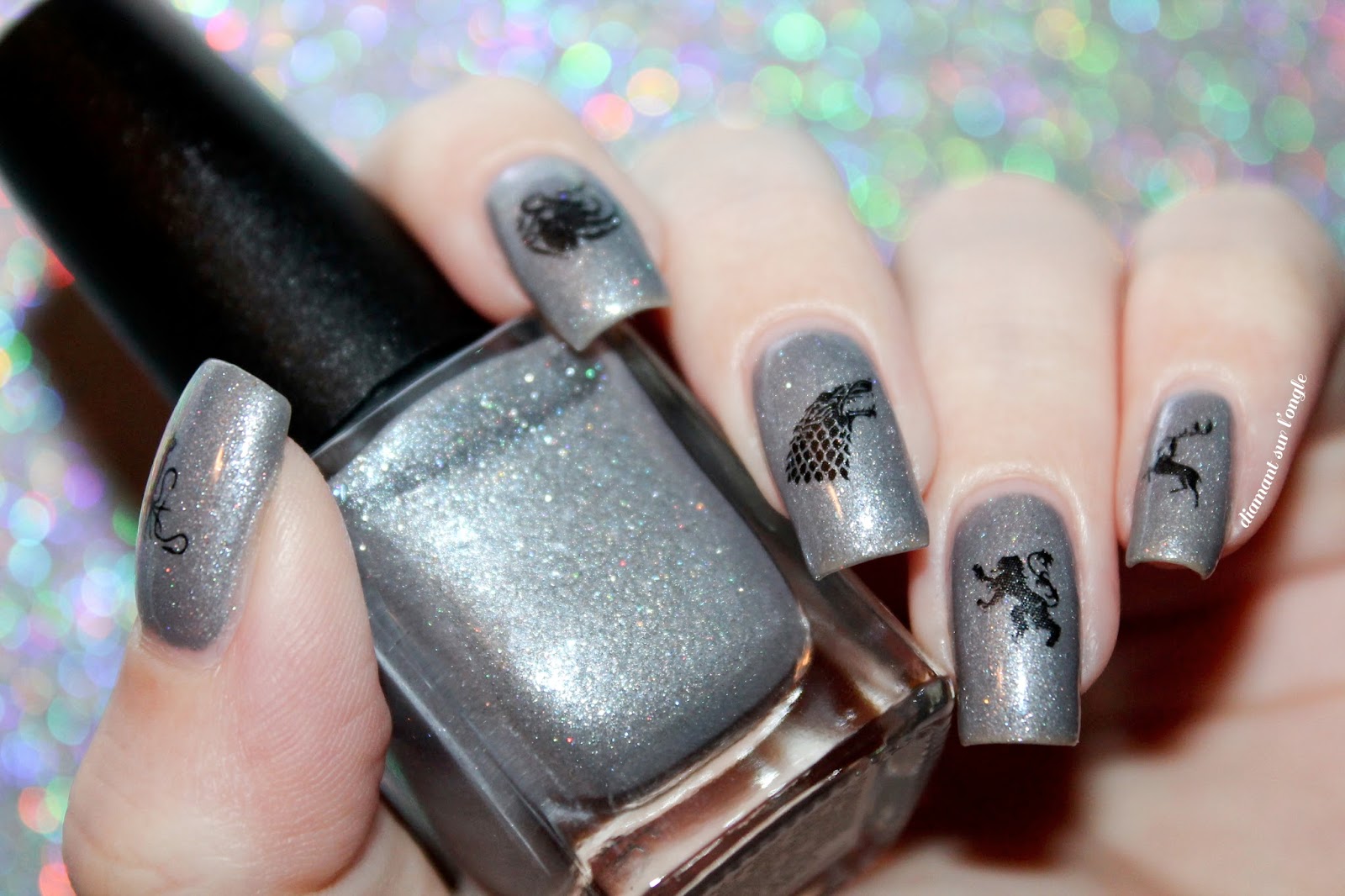 diamant sur l'ongle: ⚔ Nailstorming Série TV : Game Of Thrones