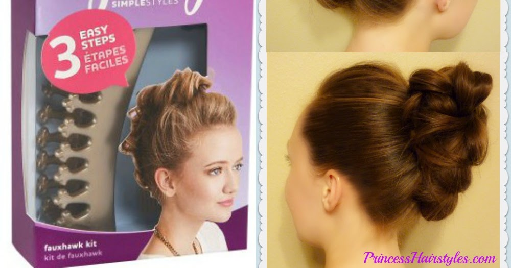Girl Faux Hawk Ponytail