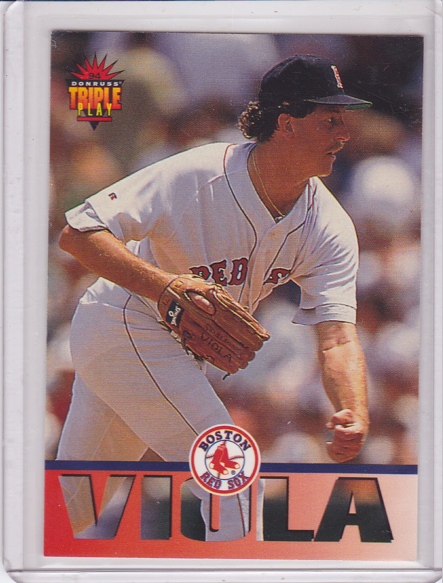 Red Sox Baseball Cards: 1994 Triple Play Red Sox: Frank Viola
