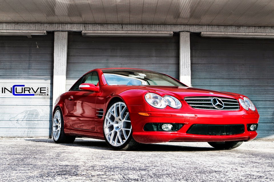 Mercedes-Benz R230 SL500 on Incurve Wheels IC-M7 | BENZTUNING