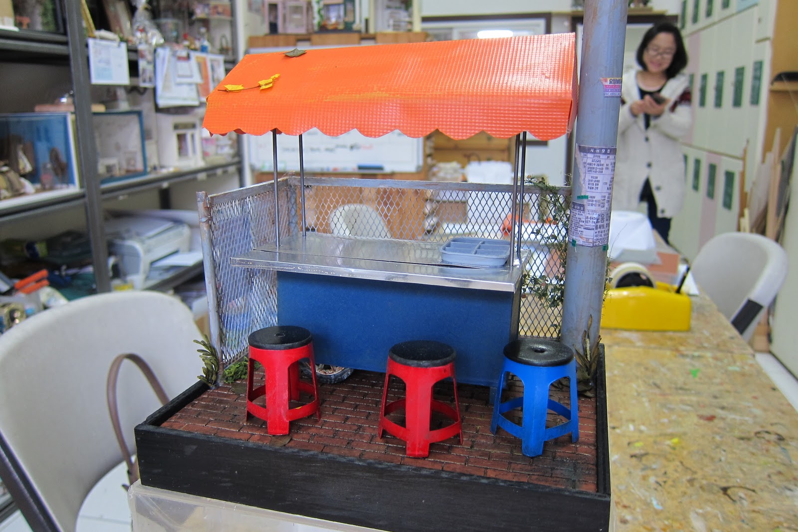 The Constant Crafter: Korean Miniature Class - Street Food Cart