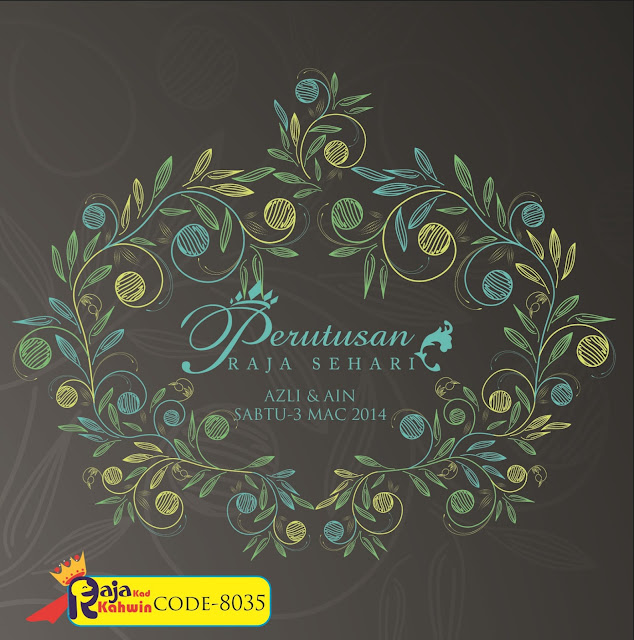 Kad Kahwin Utusan Sehari: DESIGN RAJA