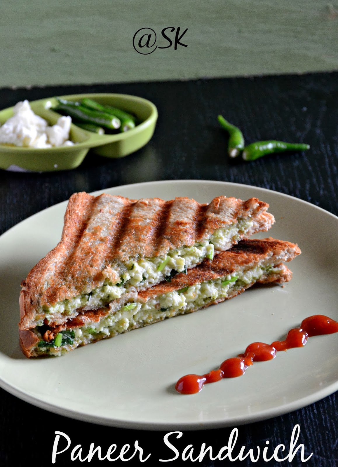 Savitha's Kitchen: Paneer Sandwich - Our relocation