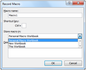 Learn Excel VBA: Personal Macro Workbook