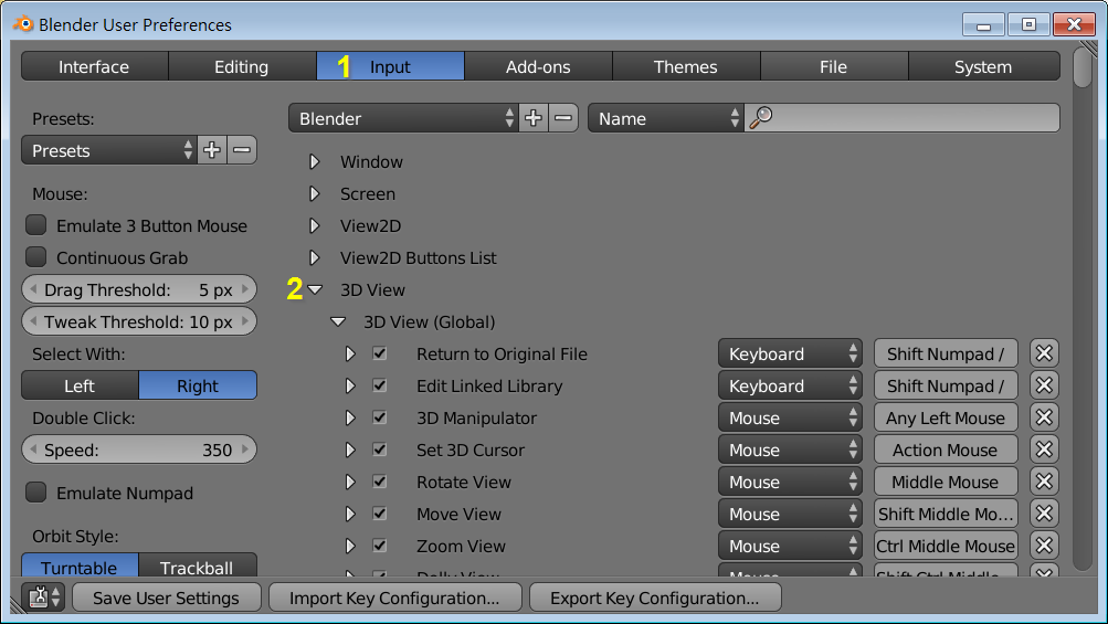 Blender 2.77 Add-on : 幫自己寫的 Add-on 指定快速鍵