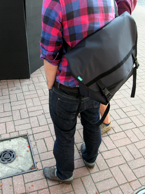 lukola handmade: LUKOLA Rowerowa torba BBBB (Big Black Bike Bag) na ...