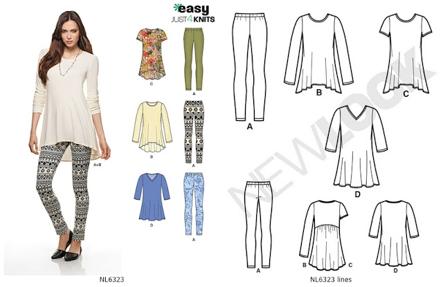 Coco's Loft: New Look 6323 Tunic full of giraffes...