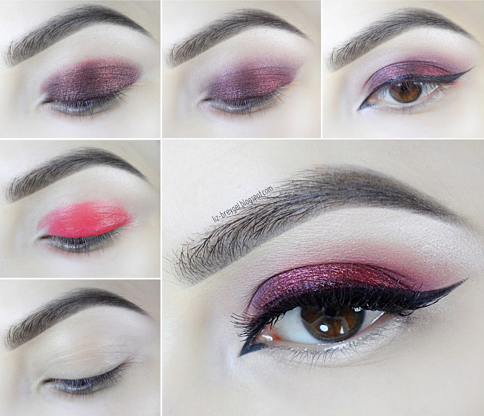 Eye Look Inspired by July Birthstone Ruby | Step-by-Step Makeup ...