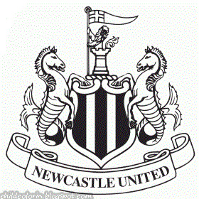 Emblem of Newcastle United Coloring
