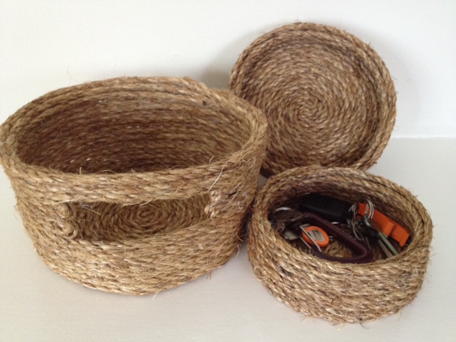 Sewing Barefoot: rope bowl