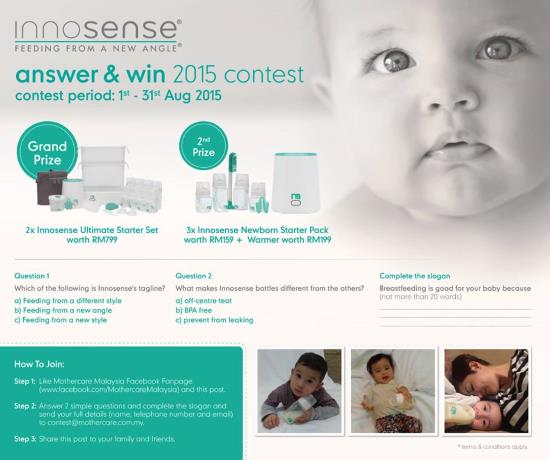 Innosense "Answer & Win" Facebook Contest (August edition ...