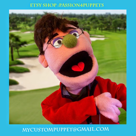 PASSION 4 PUPPETS : Golf Buddy new custom Man puppet