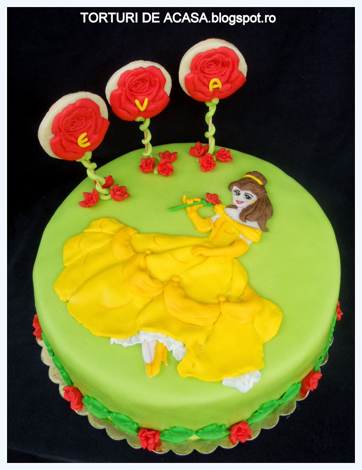 Torturi de acasa: Tort printesa Bella