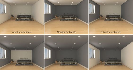 Jomar Filho Arquitetura Pintura Na Sensação De Amplitude Do Ambiente