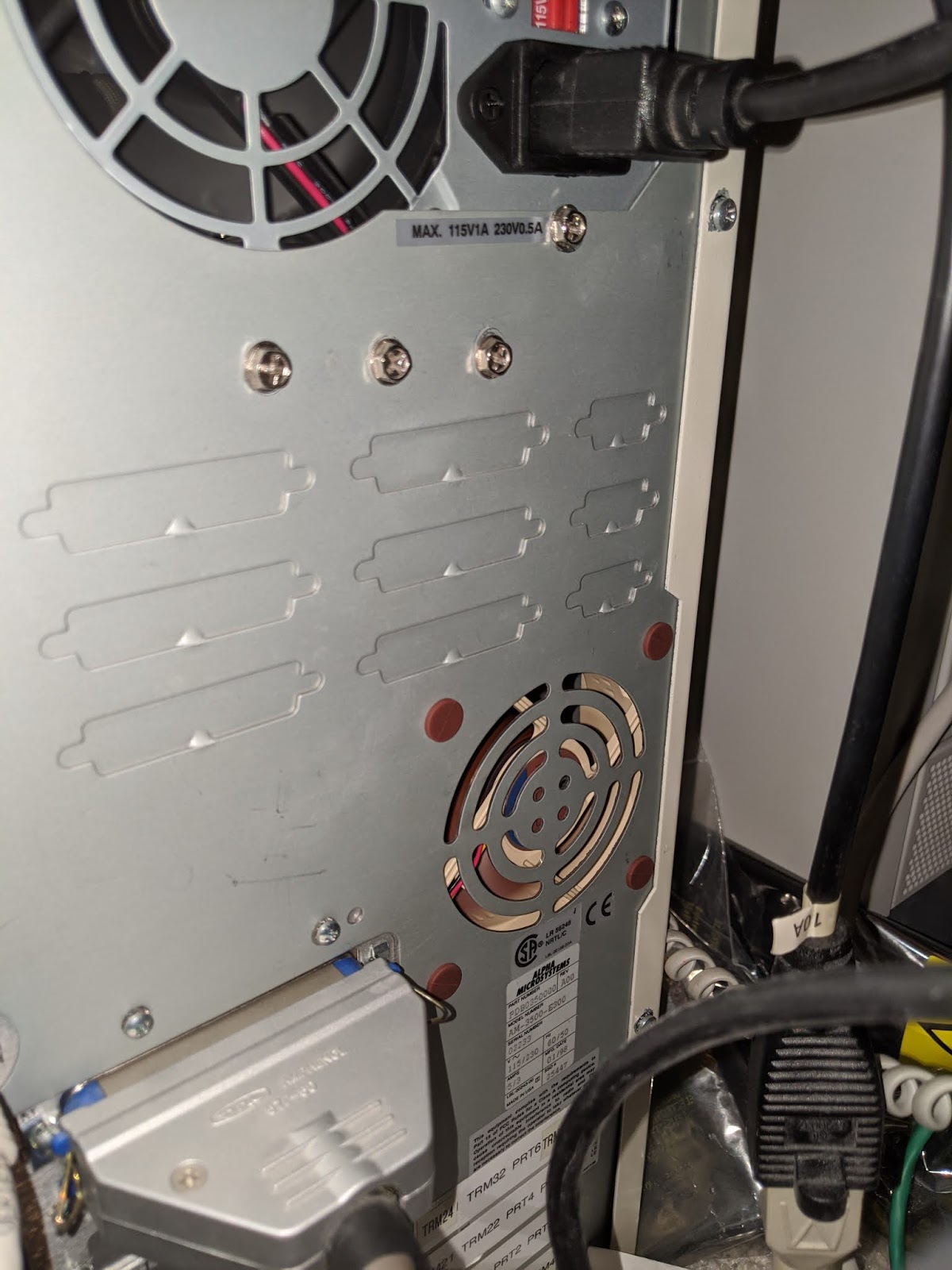 Old Vintage Computing Research: Refurb weekend: Alpha Micro Eagle 300