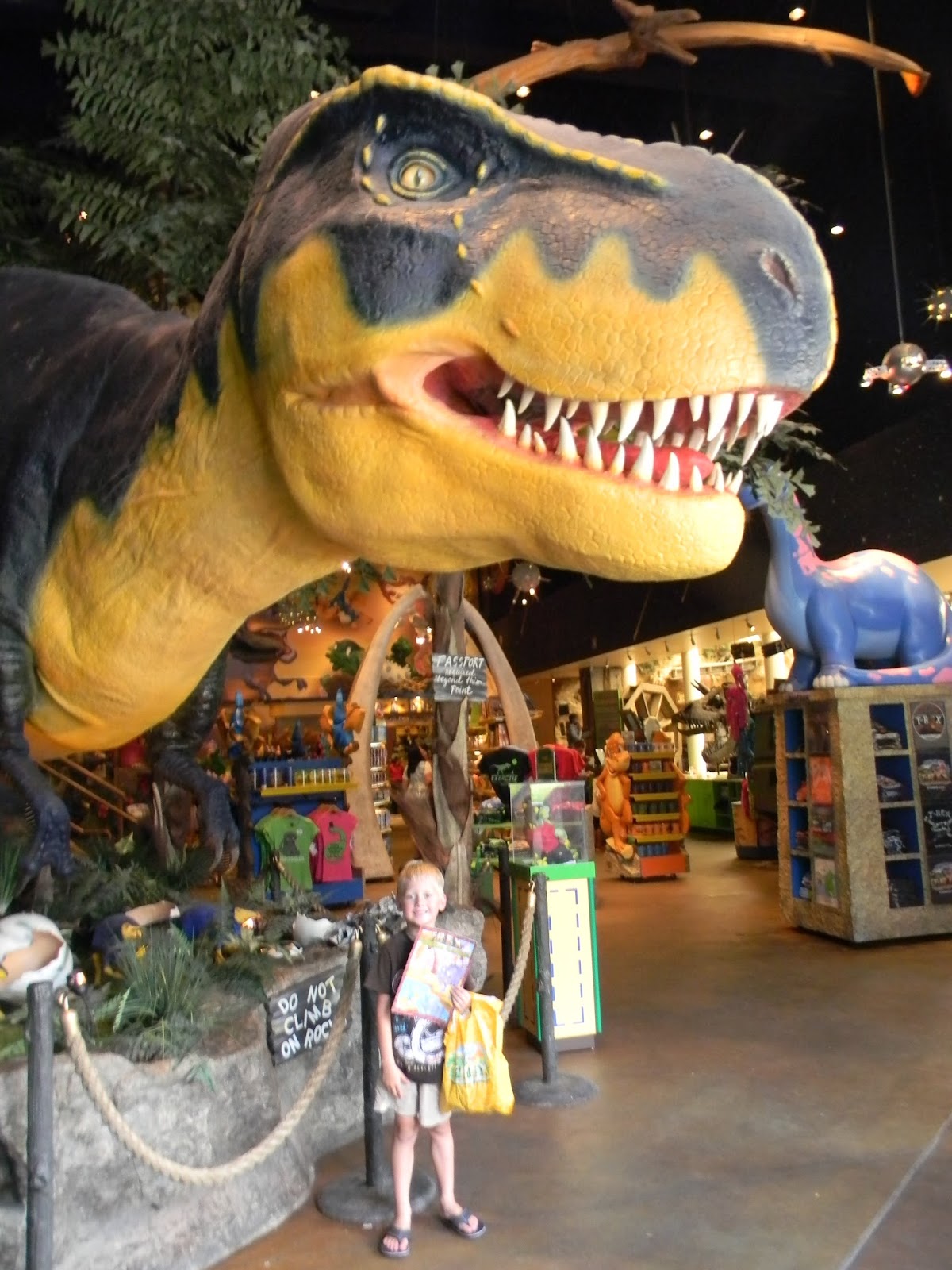 Tutus and Choo-Choos: T-Rex Cafe