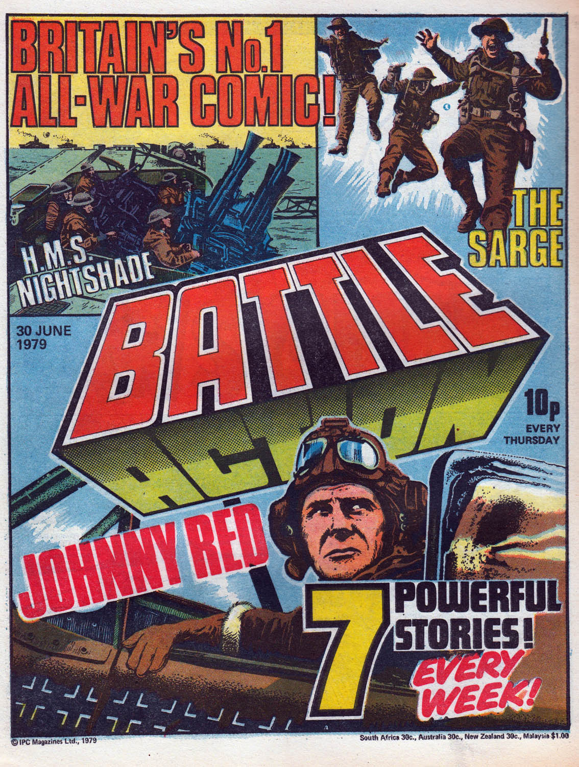 BLIMEY! The Blog of British Comics: BATTLE's variety of covers
