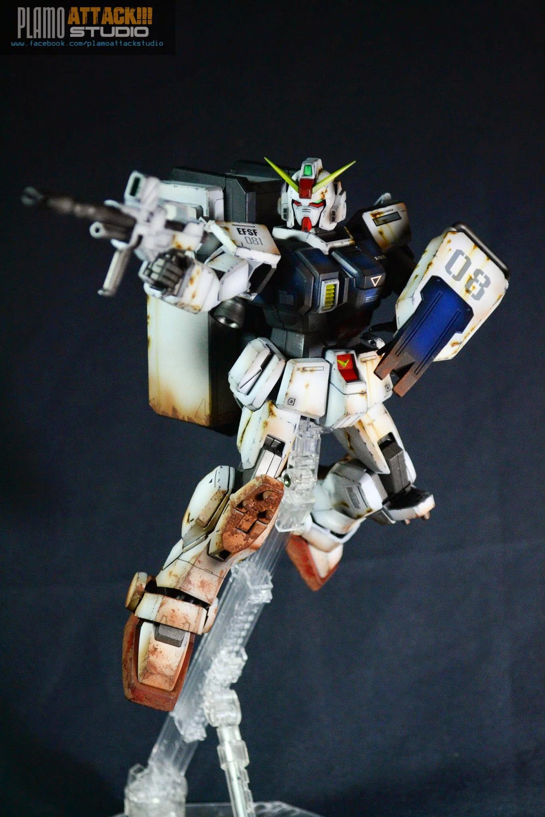 Custom Build: MG 1/100 RX-79[G] Ground Type Gundam (1 of 2 Flat+mud ...