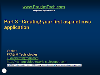 Sql server, .net and c# video tutorial: Part 3 - Creating your first ...
