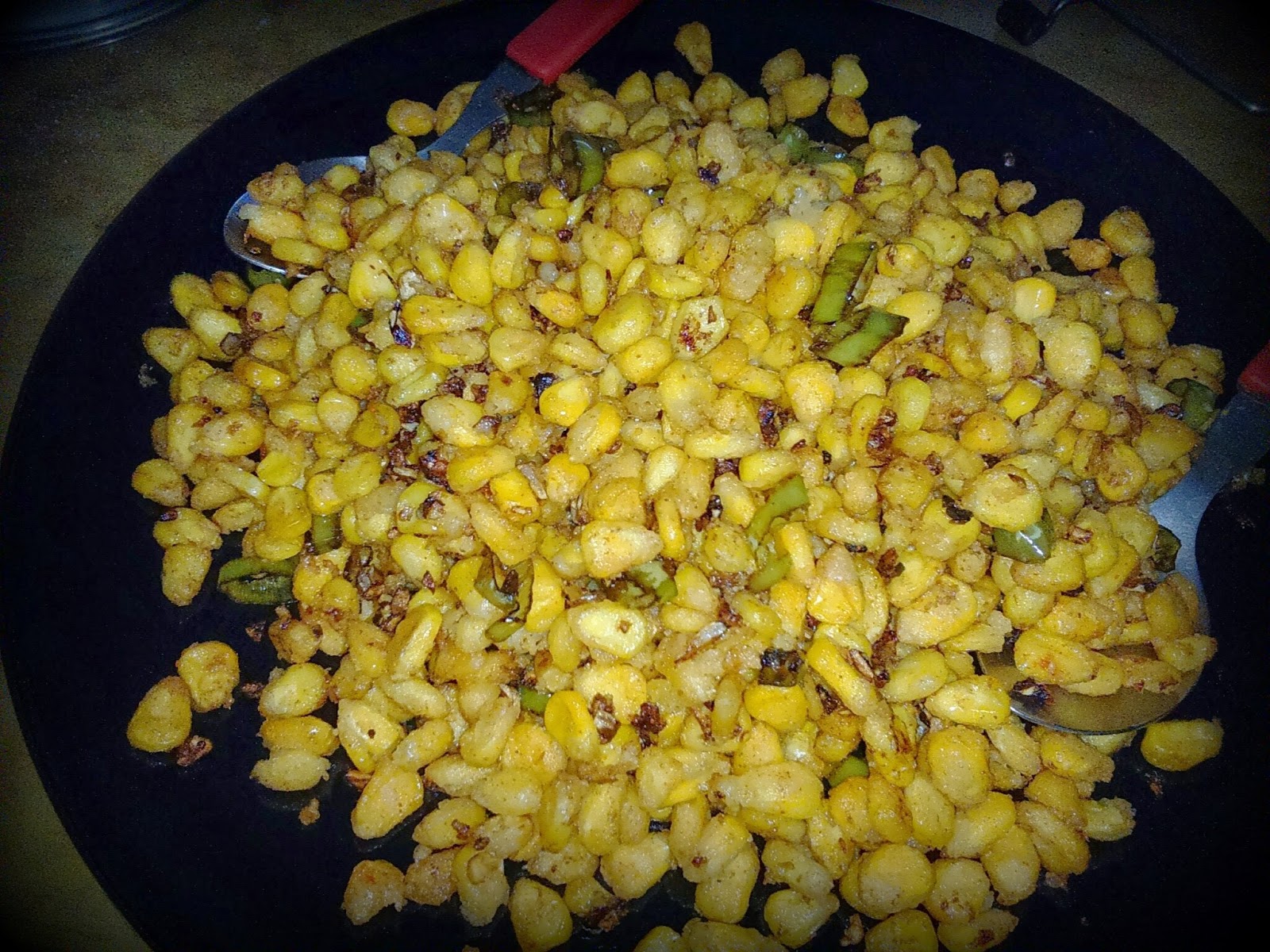 A Foodie's hunger trail...: Crispy Pub Corn!