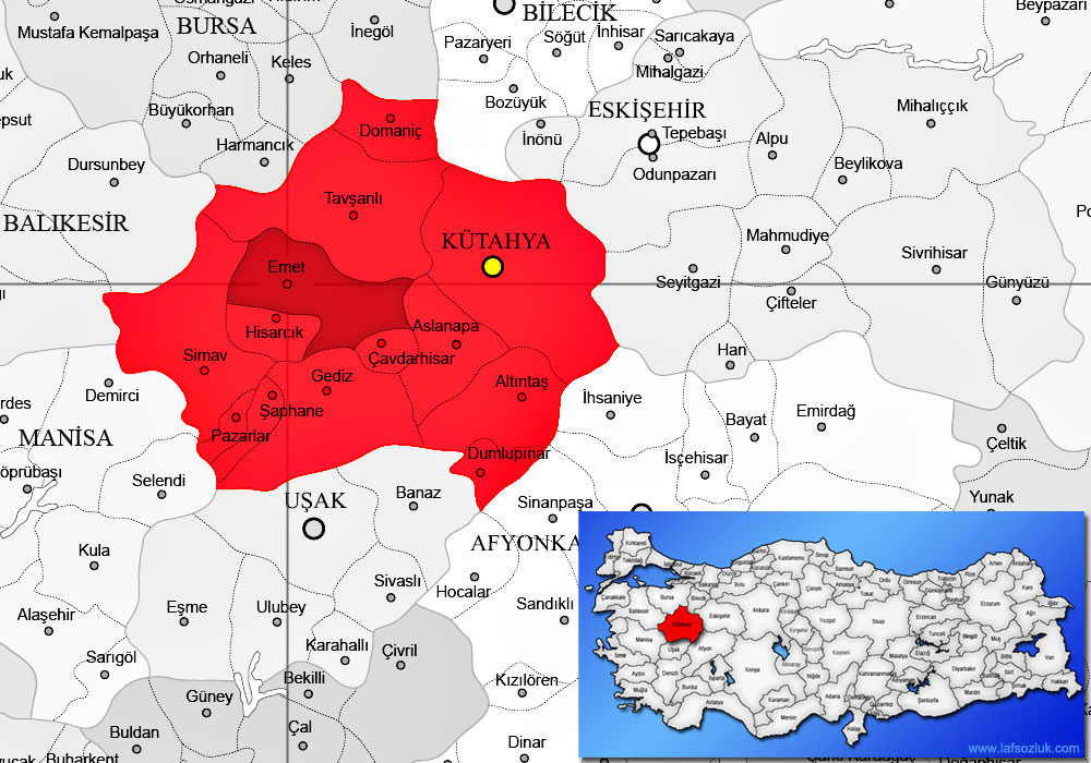 Emet nerededir nereye bağlıdır? Emet hangi ilin ilçesidir? - Laf Sözlük