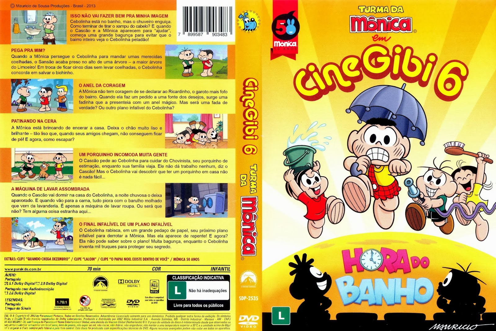 Turma Da Mônica - Cine Gibi 6 | Capas Grátis