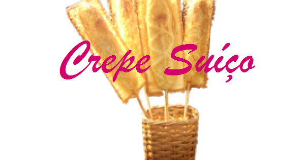 receitas de mini chef por Valê Rajão: Receita de Crepe Suíço