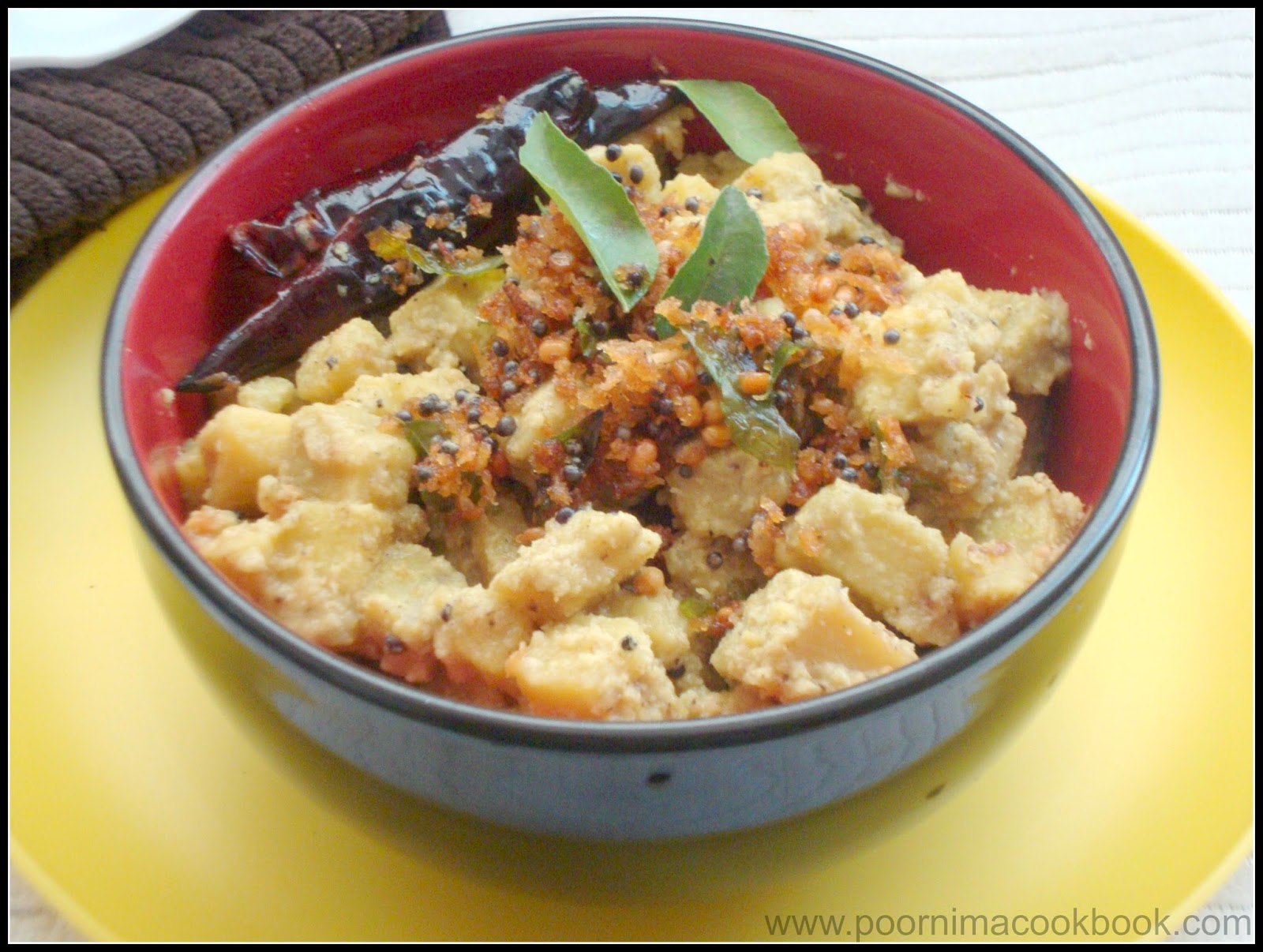 Poornima's Cook Book: Yam ( Chena ) Erissery / Erissery - Kerala Style ...