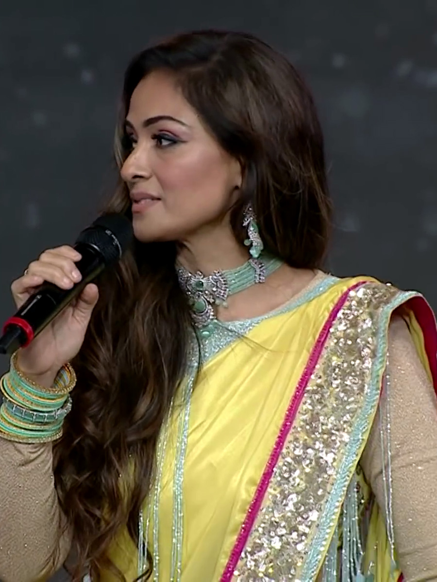 Actress Simran beautiful stills at master audio launch