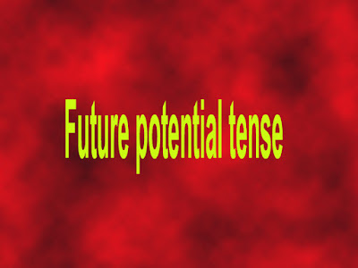 Future potential tense - Best English Grammar