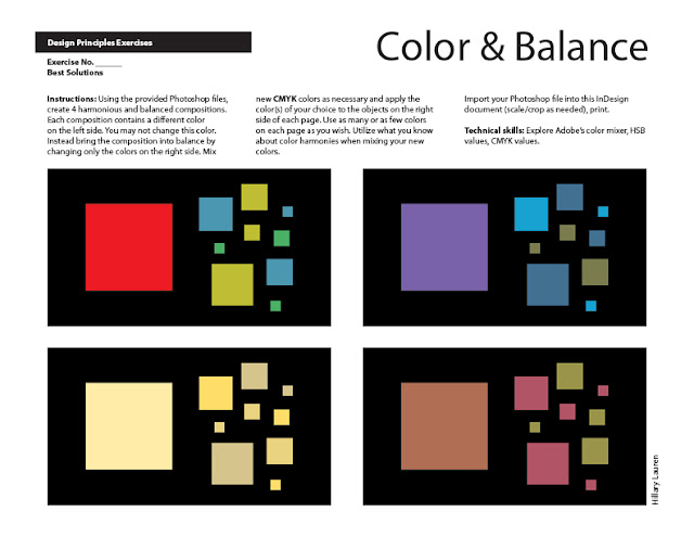 Sketchbook: Color contrast and balance