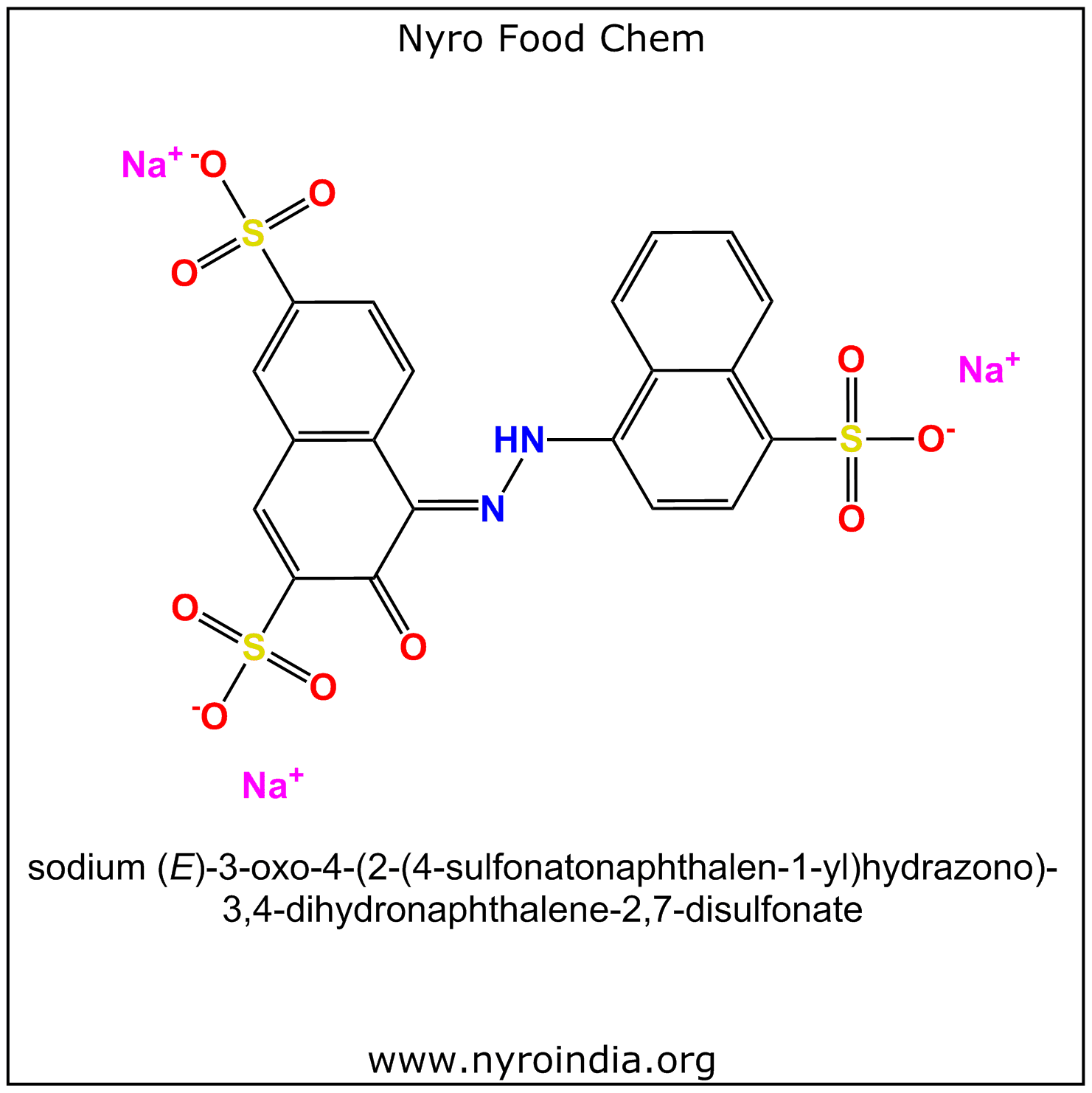 Nyro Food Chem: E123 - Amaranth