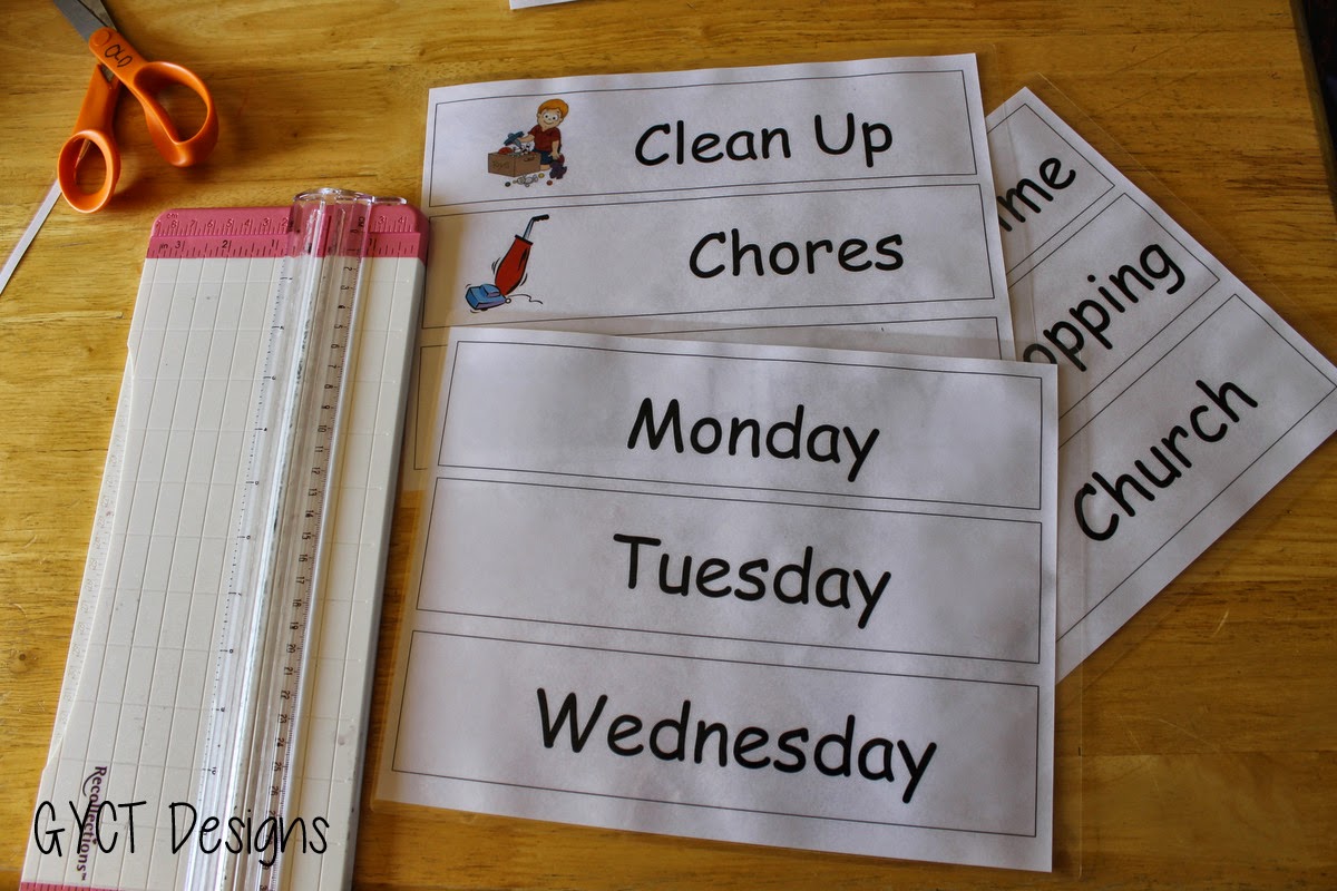 DIY Children's Daily Schedule | Sew Simple Home