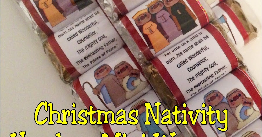DIY Party Mom: Christmas Nativity Hershey Mini Candy Bar Wrapper Printable