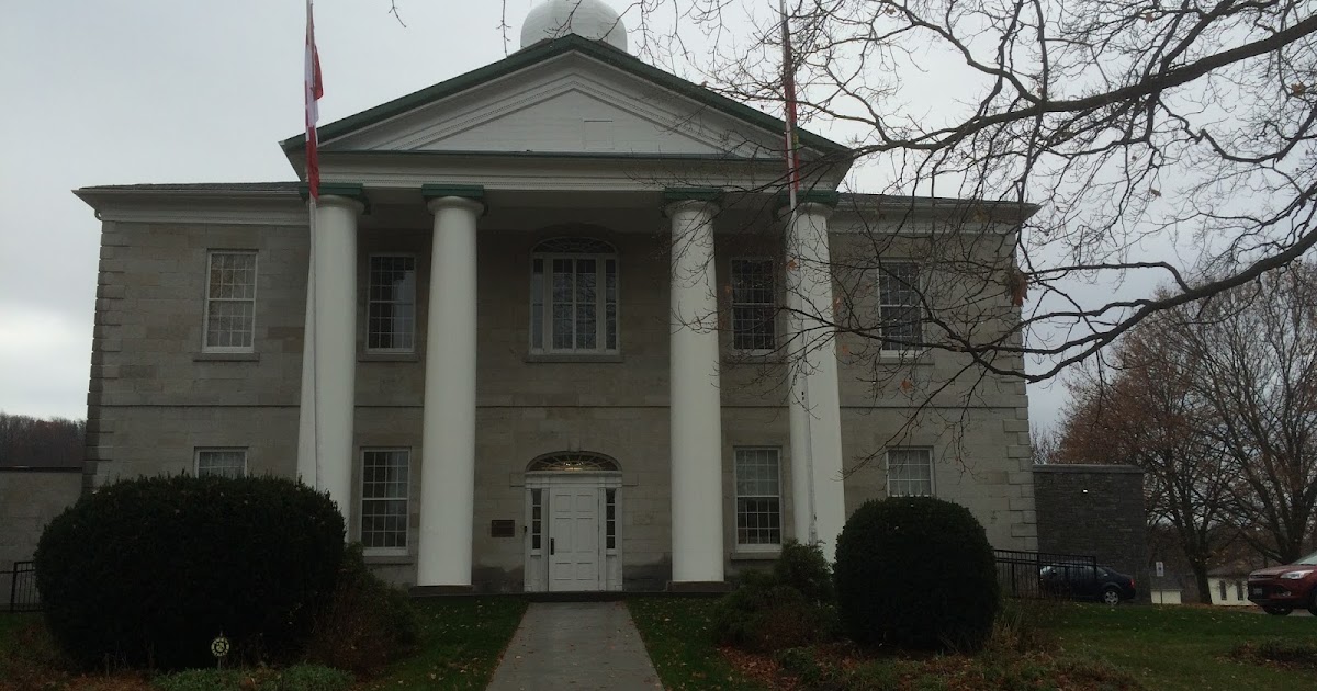 Rule of Law: Prince Edward County District Court-House and Gaol, Picton ...