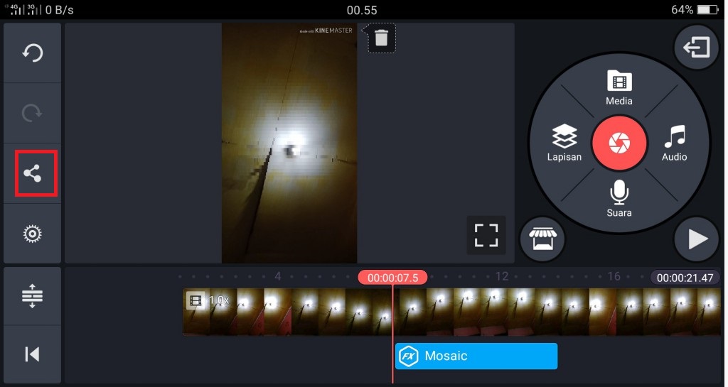 Cara Membuat Efek Blur Sensor Pada Video Di Hp E Gaptek