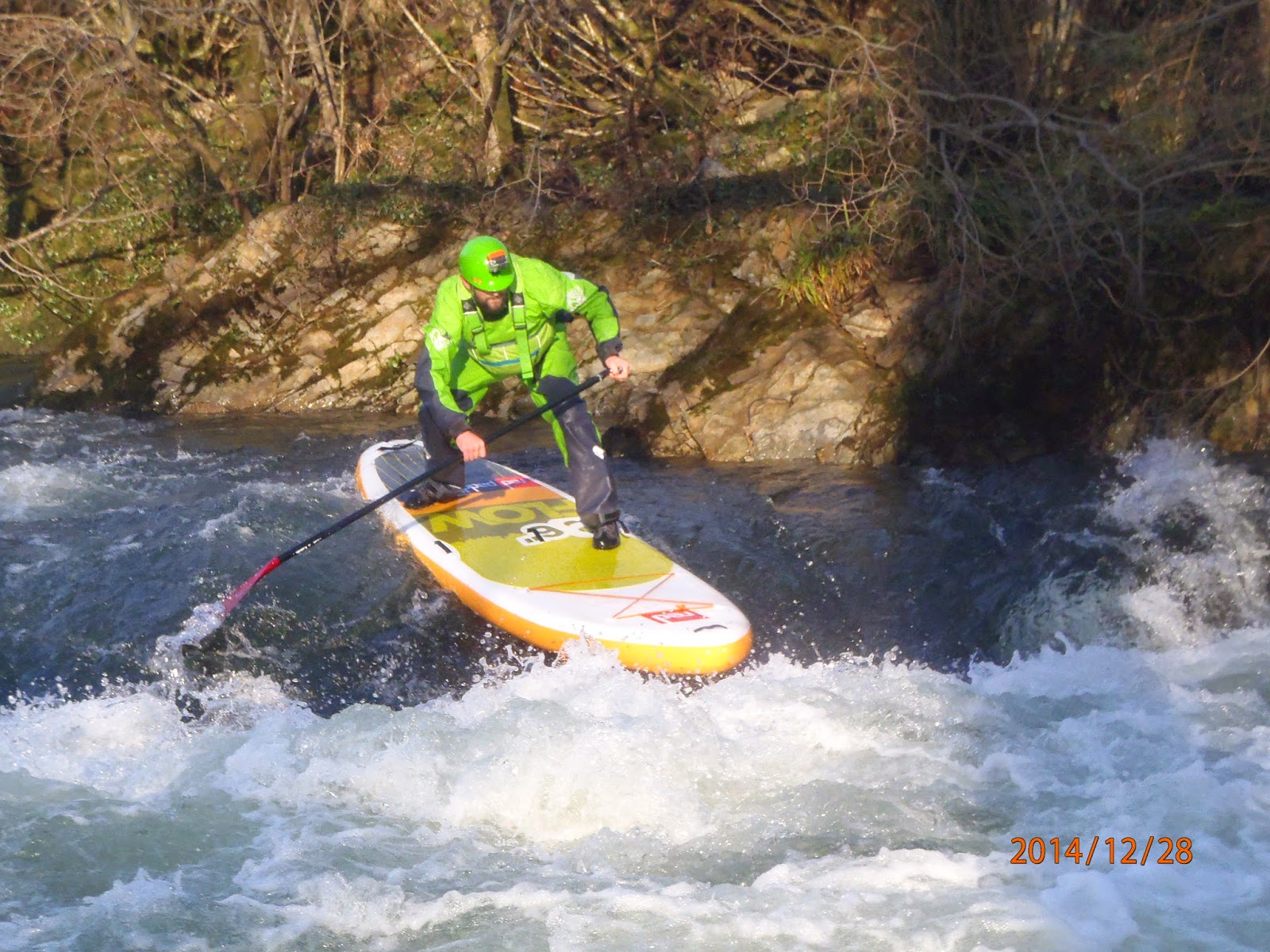 CHANNEL YOUR ADVENTURE: White Water Paddle-boarding on the River Barle.