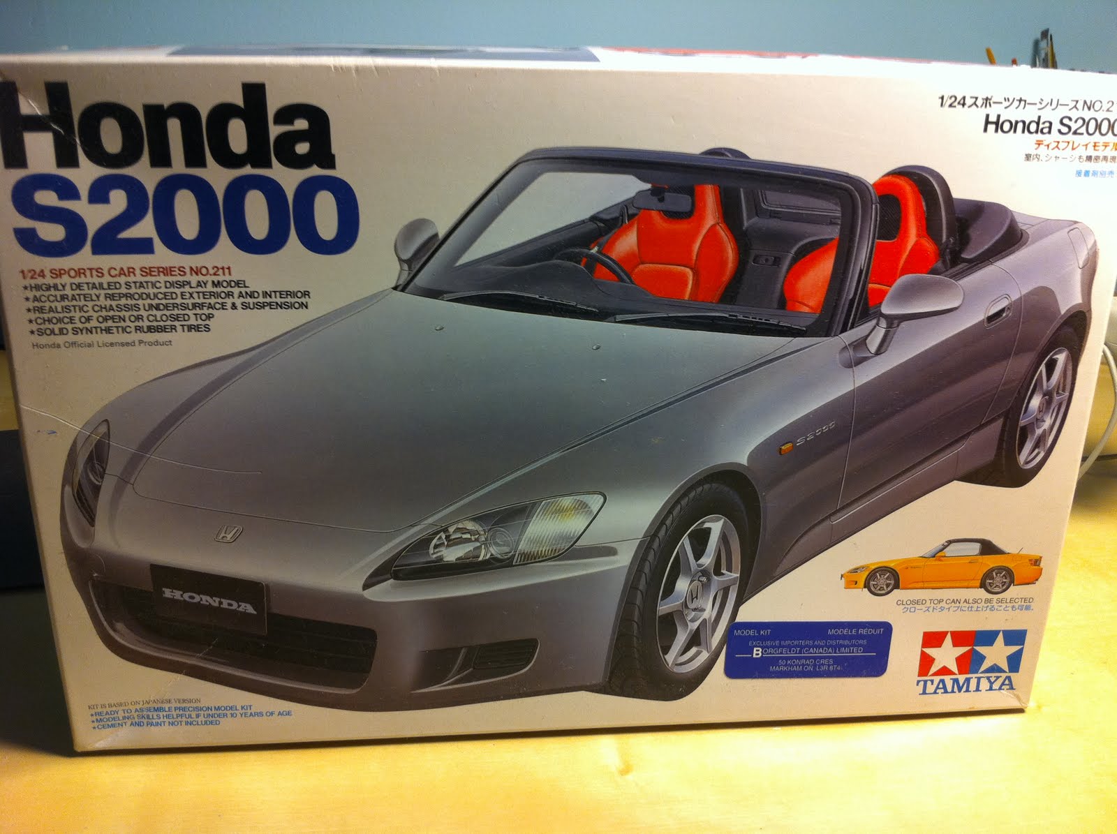 FableWorks: Tamiya 1/24 Honda S2000