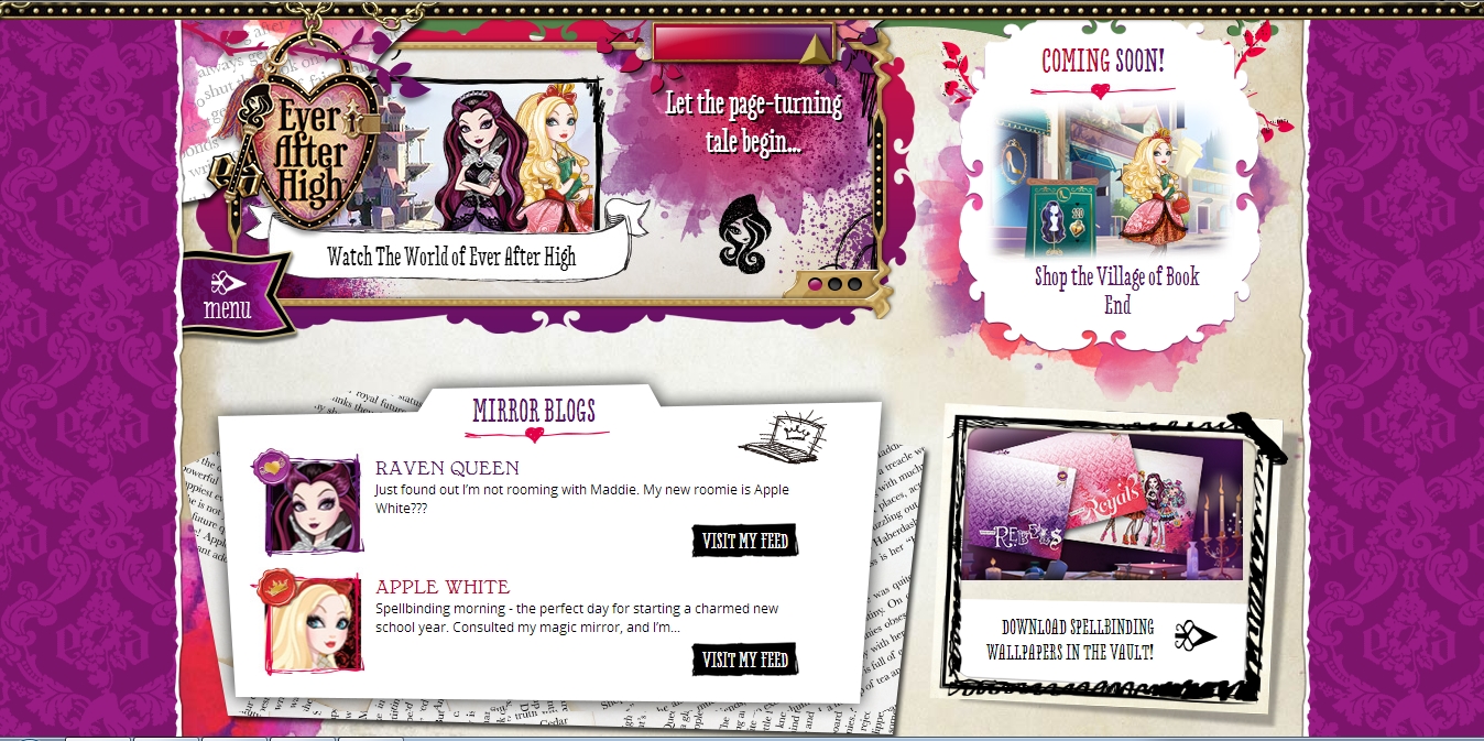 Ever After High School: Site de Ever After High : Episódios,Bios e ...