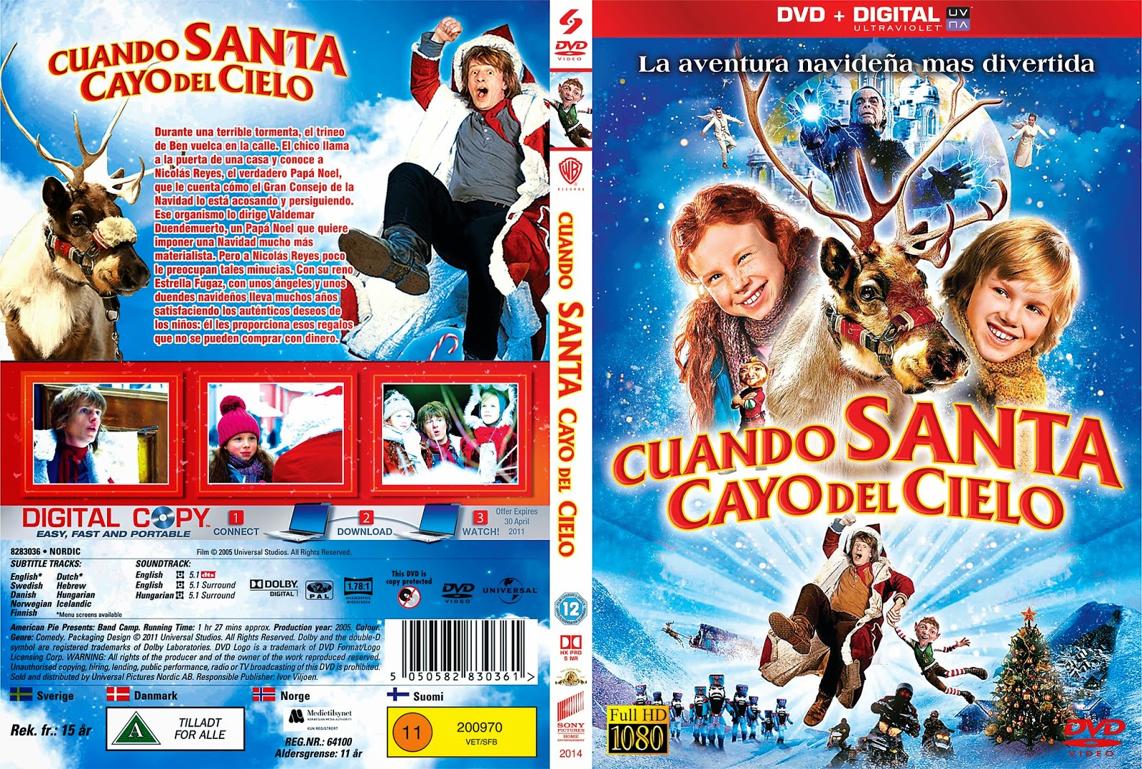 THE MASTER COVERS: When Santa Fell to Earth, Cuando Santa cayó del cielo