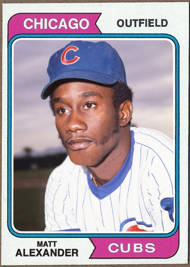 WHEN TOPPS HAD (BASE)BALLS!: NOT REALLY MISSING IN ACTION- 1974 MATT ...