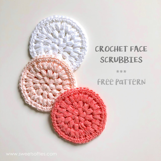 Face Scrubby (Free Crochet Pattern) - Tea Rose Spa Set, Part 1 of 4 ...