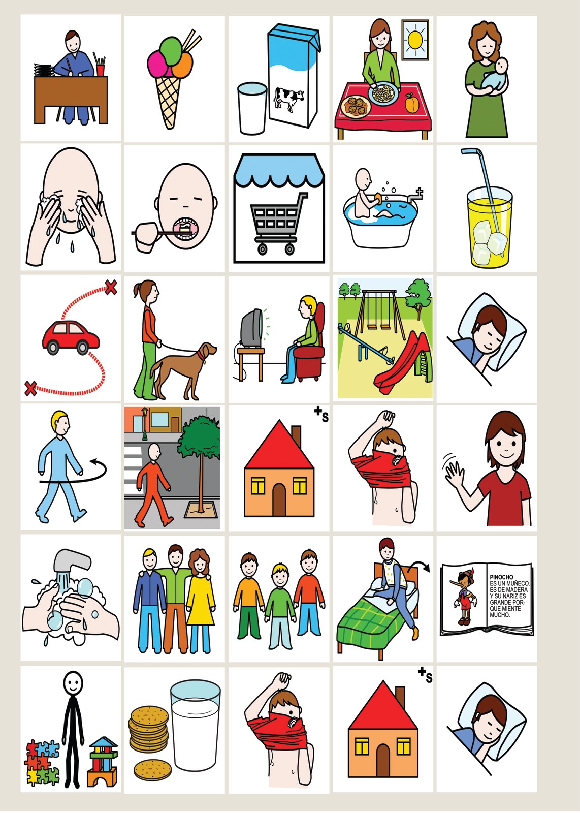 Material TCC: Pictos Rutinas Arassac