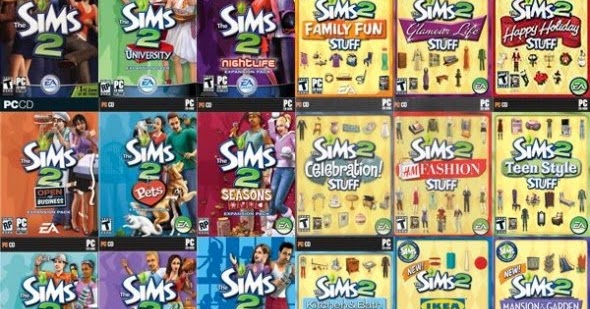 The Beauty Scoop!: The Sims 2 Plus All Expansion and Stuff Packs For ...