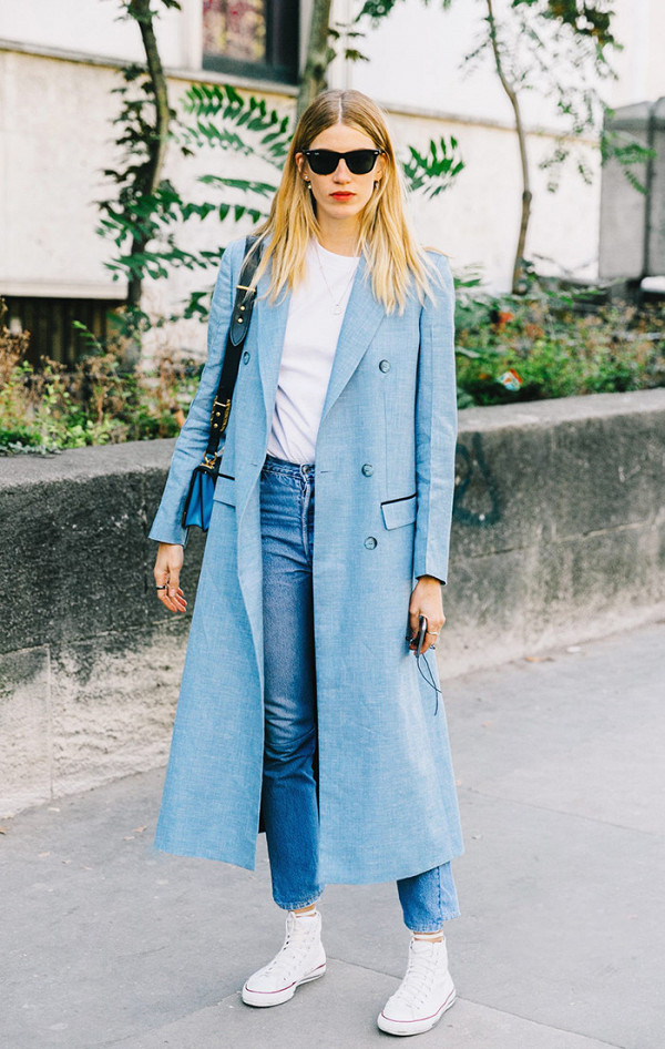 Parisienne: ALL-BLUE LOOK