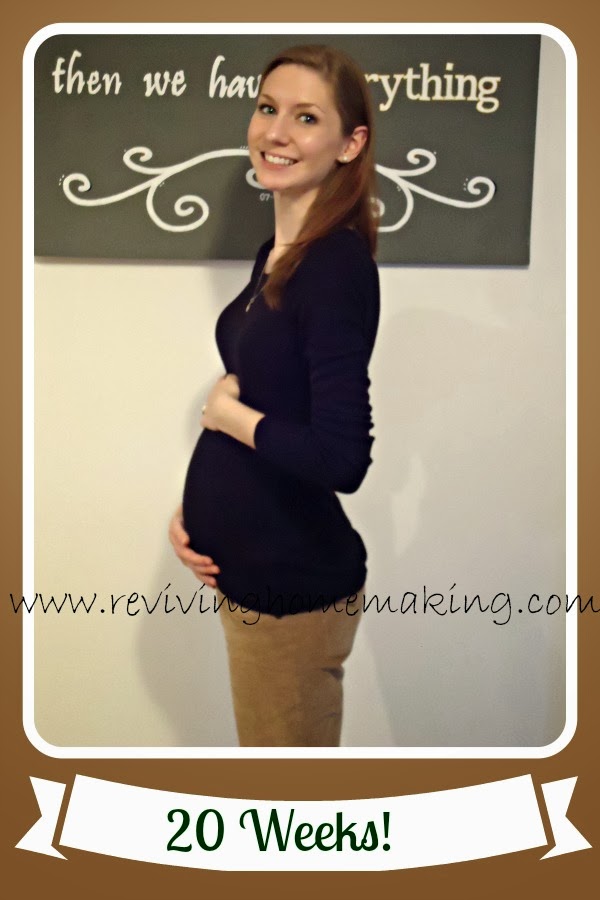 Reviving Homemaking Pregnancy Update Week 20