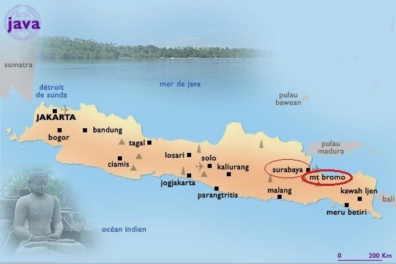 DESTINATION AILLEURS: VOLCANS A L'EST DE JAVA