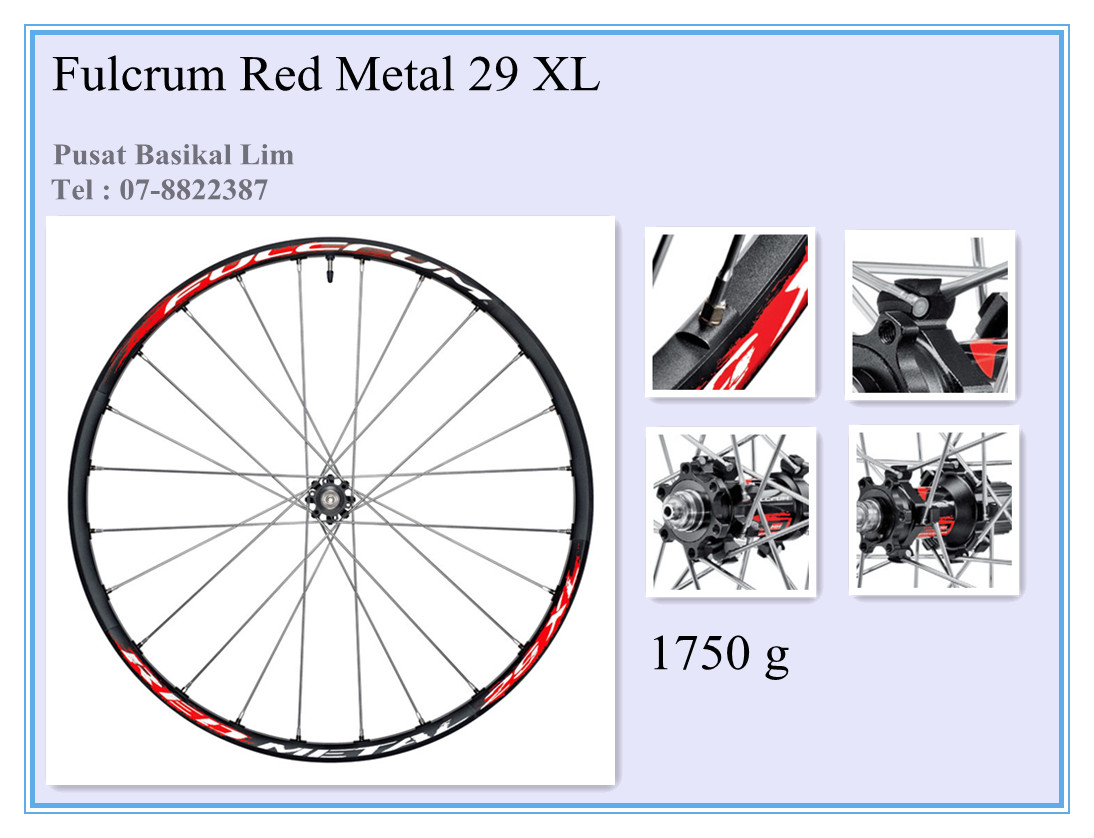_: Fulcrum Red Metal 29 XL